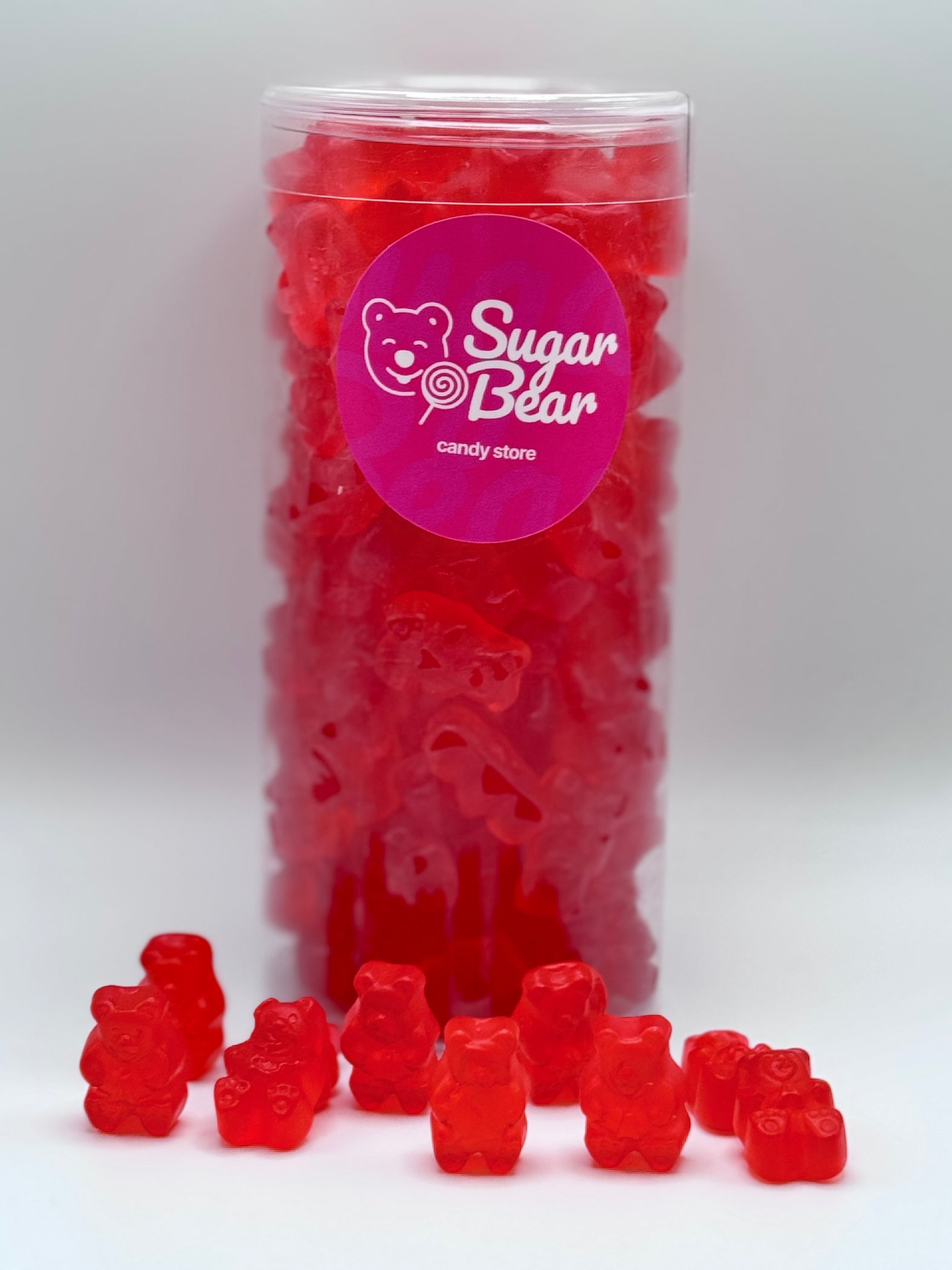 Strawberry Gummy Bears — Sugar Bear Candy