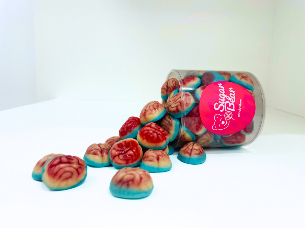 Strawberry Gummy Brains — Sugar Bear Candy