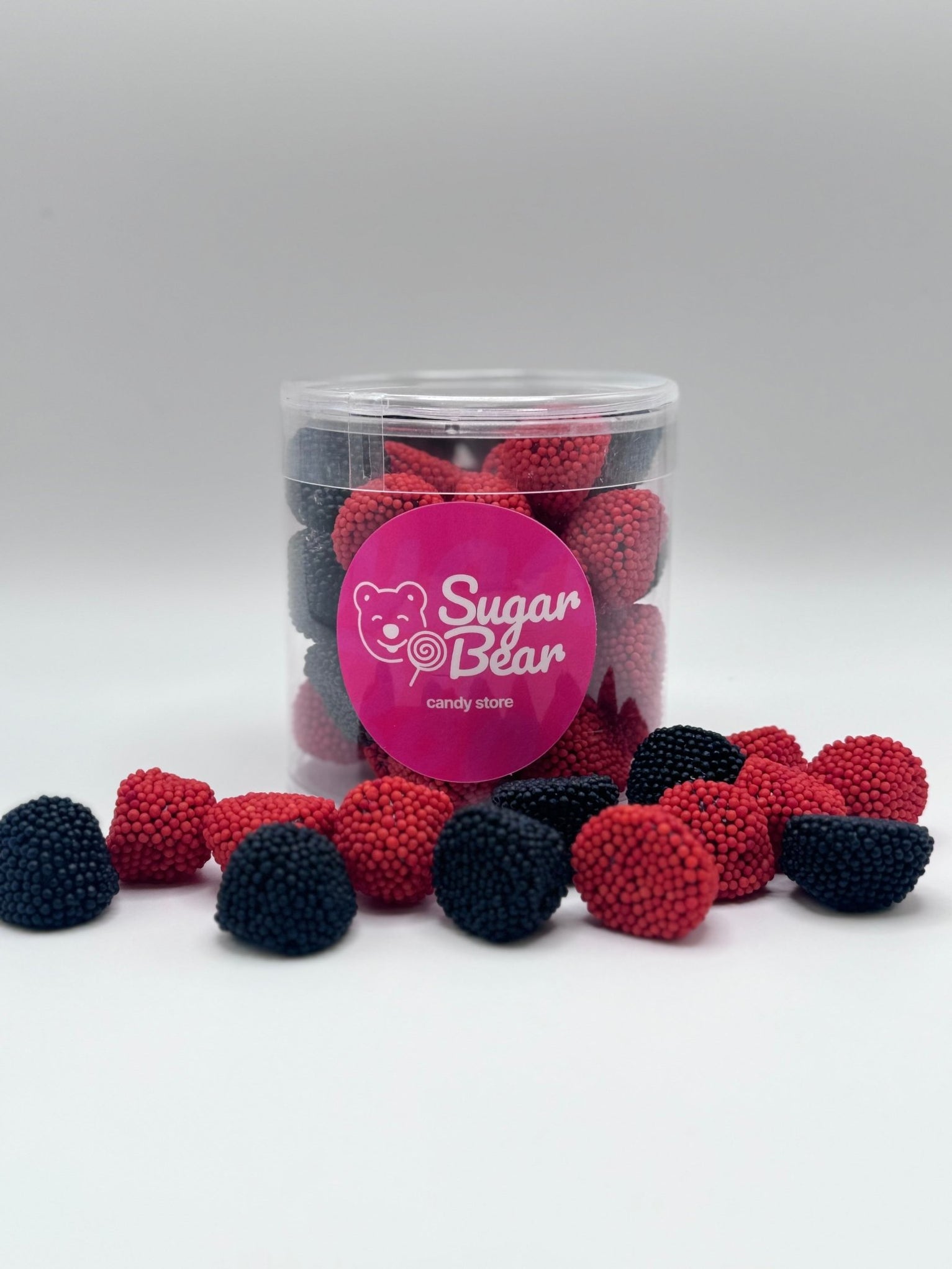 Gummy Black and Red Raspberries — Sugar Bear Candy