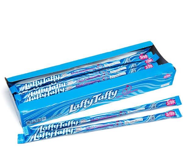 Laffy Taffy Blue Raspberry Rope 24 ct. — Sugar Bear Candy