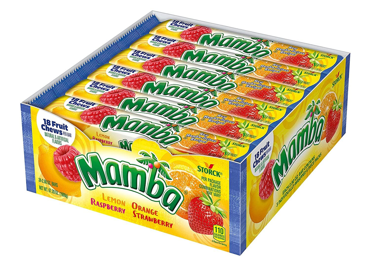 Mamba Original Fruit Chews 24 ct. — Sugar Bear Candy