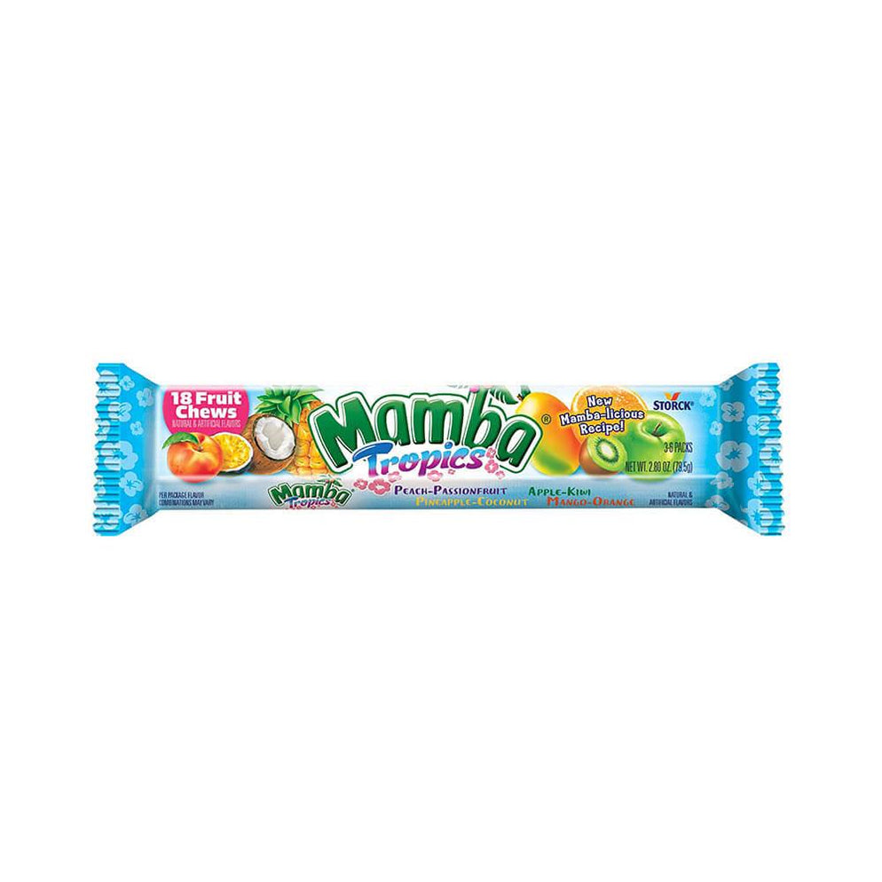 Mamba Tropics Fruit Chews 24 ct. — Sugar Bear Candy