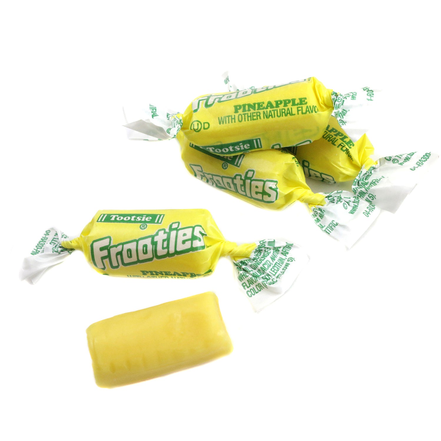 Frooties Pineapple — Sugar Bear Candy