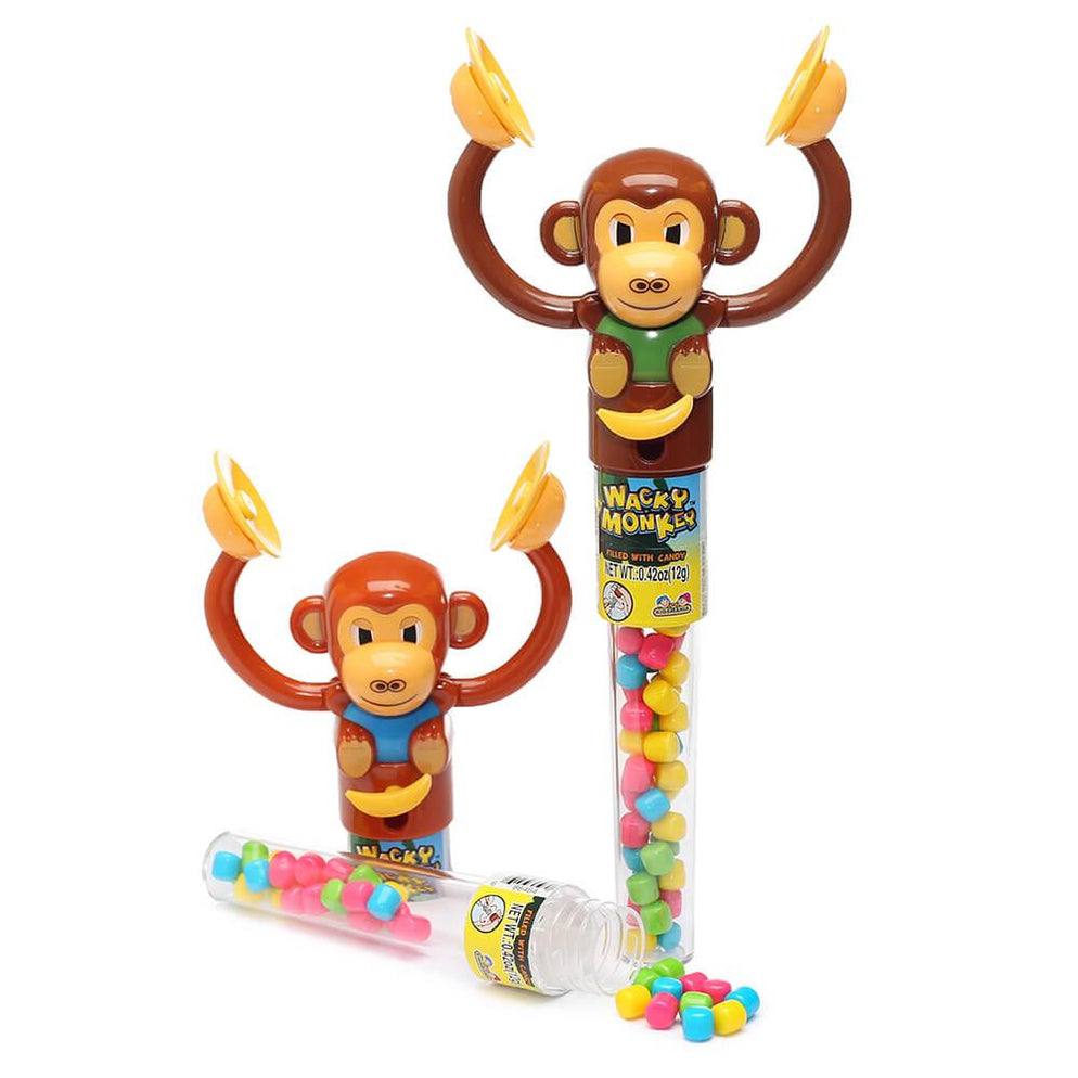 Wacky Monkey Filled with Candy 12 ct. — Sugar Bear Candy